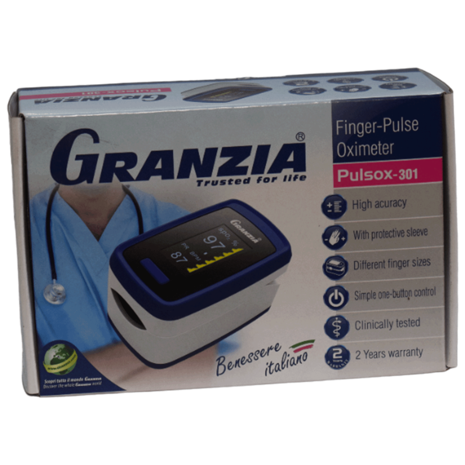 Granzia Finger pulse | medical supplies | The cheapest price | Egy Health